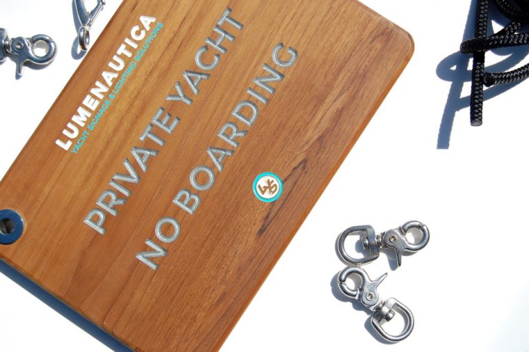 Lumenautica Portfolio | Lumenautica Yacht Signs