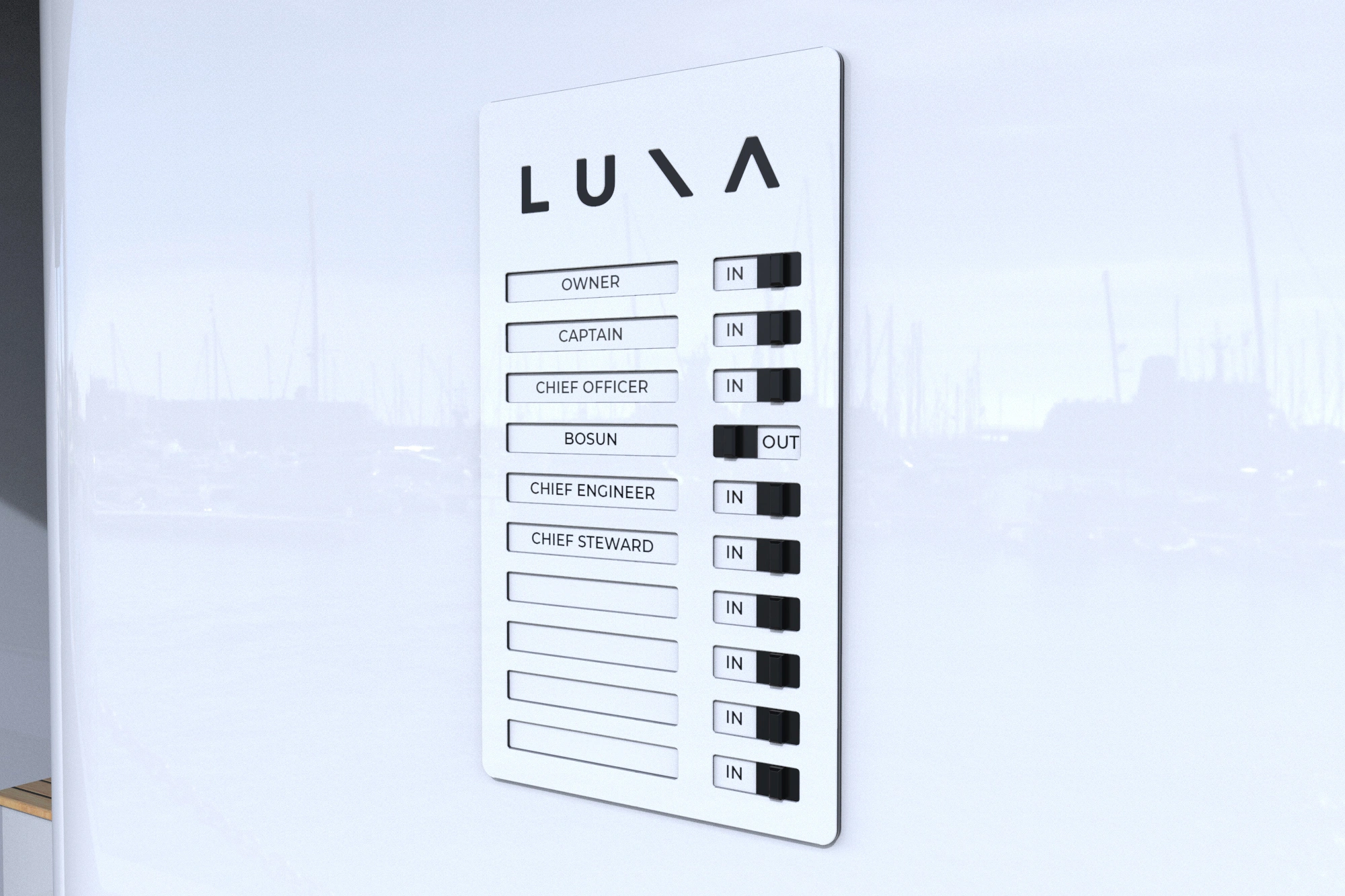 Crew In Out Board for Superyachts | Made to Order